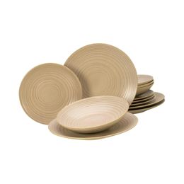 Creatable Kombiservice Lava Stone beige Steinzeug/Steingut Ma&szlig;e (cm): B: 30 H: 30,5 &raquo; M&ouml;bel Kraft
