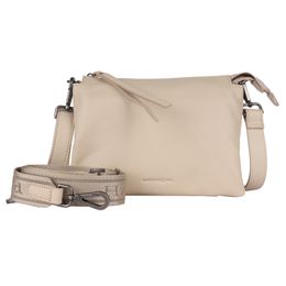Umh&auml;ngetasche Harbour 2nd "Mirela", Damen, Gr. B/H/T: 24cm x 17cm x 8cm, beige (cream), Rindsleder, Taschen Umh&auml;ngetasche, Schultertasche, Handtasche Damen, Mini Bag