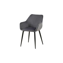 M&ouml;bel Kraft Armlehnenstuhl grau Ma&szlig;e (cm): B: 52 H: 82 &raquo; M&ouml;bel Kraft