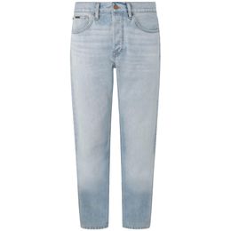 5-Pocket-Jeans Pepe Jeans "JEANS ALMOST", Herren, Gr. 33, L&auml;nge 34, blau (blau rigid denim), Denim/Jeans, Obermaterial: 100% Baumwolle, relaxed fit, Jeans 5-Pocket-Jeans