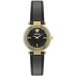 Quarzuhr Versace "REVE", schwarz, Armbanduhren, Damen, Quarzuhr, Armbanduhr, Damenuhr, Saphirglas, Swiss Made, analog