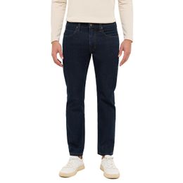 Straight-Jeans Mustang "Tramper Straigt", Herren, Gr. 33, L&auml;nge 34, blau (dunkelblau 880), Denim/Jeans, Obermaterial: 69% Baumwolle, 29% Polyester, 2% Elasthan, straight fit, Jeans Straight-Jeans