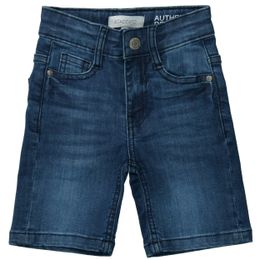 Jeansbermudas STACCATO, Jungen, Gr. 98, N-Gr, mid blau denim, Denim/Jeans, Obermaterial: 80% Baumwolle, 19% Polyester, 1% Elasthan, unifarben, schmal knielang, Jeans Jeansbermudas, im 5-Pocket-Form