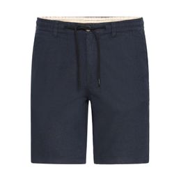 Chinoshorts Kronstadt "Chinoshorts KSRafa", Herren, Gr. M, N-Gr, blau (sky captain), Obermaterial: 55% Baumwolle CO. 32% Viskose CV. 13% Leinen LI., Hosen Chinoshorts