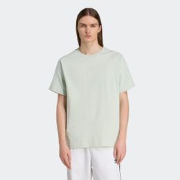 T-Shirt adidas originals "P ESS TEE", Herren, Gr. M, gr&uuml;n (linen gr&uuml;n), Obermaterial: 100% Baumwolle, normal, Rundhals, Shirts T-Shirt, sportlicher Stil, Kurzarm, lockere Passform, aus Baumwolle