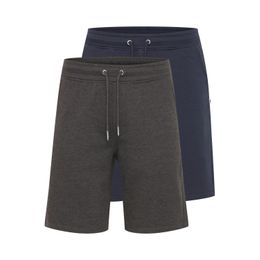 !Solid Sweatshorts SOLID "Sweatshorts SDColine", Herren, Gr. XXL, N-Gr, blau (dgm, navy), Obermaterial: 65% Polyester PES. 35% Baumwolle CO., Hosen Sweatshorts