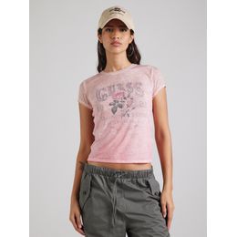 Guess T-Shirt Damen Gr&ouml;&szlig;e M rauchblau / dunkelgr&uuml;n / rosa / ros&eacute;