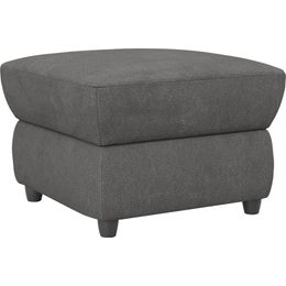 Hocker Home Affaire "Boston", grau (anthrazit), B:68cm H:45cm T:68cm, 100% Polyester, Hocker, Hocker, mit Stauraum