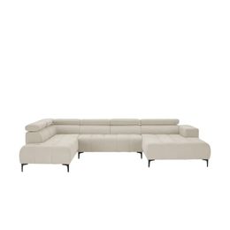 switch Wohnlandschaft Caro creme Ma&szlig;e (cm): B: 350 H: 81 T: 214.0 Sofas > Sofas nach Material > Stoffsofas &raquo; Sofa DE