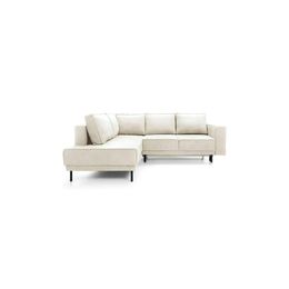 Selsey Ecksofa mit Schlaffunktion Rodario beige Ma&szlig;e (cm): B: 247 H: 90 Sofas > Sofas nach Material > Stoffsofas &raquo; Sofa DE