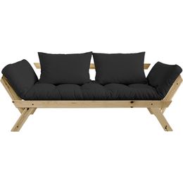 Schlafsofa Karup Design "Bebop", grau, natur, Sofas, Schlafsofa, inkl. Futonmatratze