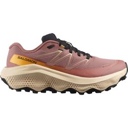 Laufschuh Salomon "ULTRA FLOW 2 GORE-TEX W", Damen, Gr. 43, burlwood, tender peach, warm apricot, Synthetik, Textil, Schuhe Laufschuh, wasserdicht