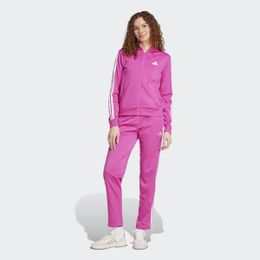 Trainingsanzug adidas Sportswear "DAYREADY", Damen, Gr. XL, pink (semi lucid fuchsia), Obermaterial: 100% Polyester, Sportanz&uuml;ge Trainingsanzug, Topseller