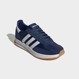 Sneaker adidas Sportswear "RUN 70S 2.0", Herren, Gr. 41, blau (dunkelblau, cloud wei&szlig;, cloud wei&szlig;), Leder, Textil, Schuhe Sneaker, inspiriert vom Design des adidas SL72