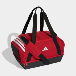 Sporttasche adidas Performance "TIRO DUFFLEBAG S MIT BODENFACH", Damen, team power rot 2, wei&szlig;, Obermaterial: 100% Polyester, Taschen Sporttasche