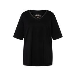 Ulla Popken Shirt Damen Gr&ouml;&szlig;e M/L schwarz