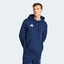 Kapuzensweatshirt adidas Performance "ENTRADA26 HOODIE", Herren, Gr. XL, team navy blau 2, wei&szlig;, Obermaterial: 70% Baumwolle, 30% Polyester, angesetztes B&uuml;ndchen, Sweatshirts Kapuzensweatshirt
