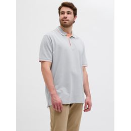 Jack & Jones PlusSize Poloshirt "JJEPAULOS POLO SS NOOS PLS", Herren, Gr. 4XL, gr&uuml;n (iceberg gr&uuml;n detail:play), Piqu&eacute;, Obermaterial: 100% Baumwolle, JACK & JONES PLUSSIZE, unifarben, regular fit normal, ohne Ausschnitt, Shirts Poloshirt, Baumwolle, regular fit