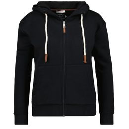 Sweatjacke Ragman, Damen, Gr. S4648, schwarz, 65% Cotton 35% Polyester, regular fit, Sweatjacken Sweatjacke