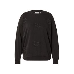 Only Carmakoma Sweatshirt 'CARInda' Damen Gr&ouml;&szlig;e 7XL schwarz