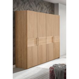 Kleiderschrank Wiemann "Kiruna", braun (eiche teilmassiv), B:197,3cm H:217cm T:58cm, Holz teilmassiv, Schr&auml;nke, Kleiderschrank
