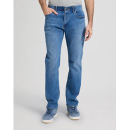 Straight-Jeans Lee "Extreme Motion", Herren, Gr. 33, L&auml;nge 34, blau_haven, Denim/Jeans, Obermaterial: 71% Baumwolle, 28% Polyester, 1% Elasthan, normal lang, Jeans Straight-Jeans, Extreme Motion Stretchware