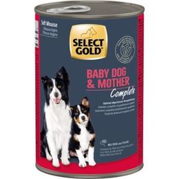 SELECT GOLD Nassfutter Hund Baby Dog & Mother Soft Mousse 24x360 g