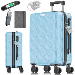 Kesser&reg; Reisekoffer Koffer ABS Hartschalenkoffer mit Zahlenschloss, Kofferwaage & Reisebrieftasche 360&deg; Rollen Koffer f&uuml;r Business & Reise Trolley