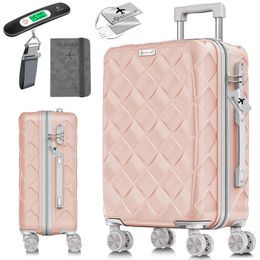 Kesser&reg; Reisekoffer Koffer ABS Hartschalenkoffer mit Zahlenschloss, Kofferwaage & Reisebrieftasche 360&deg; Rollen Koffer f&uuml;r Business & Reise Trolley