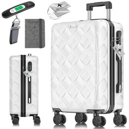 Kesser&reg; Reisekoffer Koffer ABS Hartschalenkoffer mit Zahlenschloss, Kofferwaage & Reisebrieftasche 360&deg; Rollen Koffer f&uuml;r Business & Reise Trolley