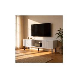 Home Deluxe TV-Schrank NYLA Wei&szlig; - 160 x 43 cm