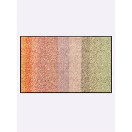Fu&szlig;matte Salonloewe Gr. 4, orange (terra, taupe), B:70cm H:7mm L:190cm, Kunstfaser, Polyamid, Teppiche, Fu&szlig;matte