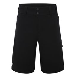 Radhose Ziener "NIANDO-Z", Herren, Gr. 52, EURO-Gr&ouml;&szlig;en, schwarz, Obermaterial: 100% Polyester; Obermaterial 2: 100% Polyester; Obermaterial 3: 98% Polyester, 2% Elasthan, Hosen