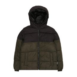 Jack & Jones Jack & Jones Junior Jacke 'MAZE' Jungen Gr&ouml;&szlig;e 140 braun / dunkelgr&uuml;n