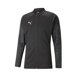 Puma Trainingsjacke 'Team Cup' Herren Gr&ouml;&szlig;e L dunkelgrau / schwarz / wei&szlig;