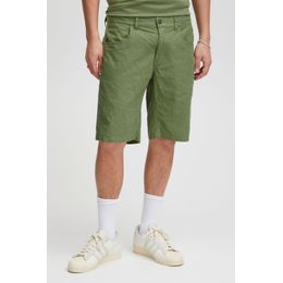 Shorts Blend "BHShorts", Herren, Gr. XXL, US-Gr&ouml;&szlig;en, dill, 55% Leinen, 45% Baumwolle, unifarben, regular fit kurz, Hosen Shorts, Stilvolle Bermuda Chino Shorts