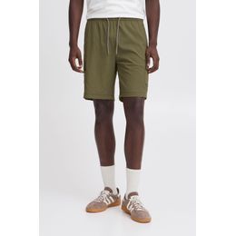 Cargoshorts Blend "BHEdgar", Herren, Gr. L, US-Gr&ouml;&szlig;en, olive night, 97% Nylon, 3% Elasthan, bedruckt, Basic, normal normal, Hosen, L&auml;ssige Cargo-Shorts mit Taschen