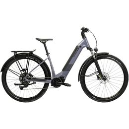 E-Bike KROSS Gr. 41, grau, schwarz, Elektrofahrr&auml;der, 41cm, 29 Zoll (73,66cm)