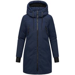 Navahoo Damen Wintermantel "Winterzart 14", blau, Gr. M, Obermaterial: 100% Polyester. Innenfutter 1: 100% Polyester. Innenfutter 2: 100% Polyester.