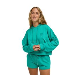 Hoodie Roxy "Surfing By Daylight", Damen, Gr. S, sea gr&uuml;n, Obermaterial: 68% Viskose, 29% Microfaser, 3% Elasthan;, Sweatshirts Hoodie