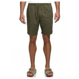Shorts INDICODE "INMelaton Shorts", Herren, Gr. XXL, N-Gr, army, Web, Obermaterial: 100% Baumwolle, unifarben, regular fit, Hosen Shorts