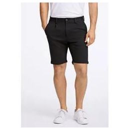 Shorts LINDBERGH "Performance-Shorts Regular Fit", Herren, Gr. XS, schwarz, Obermaterial: 75% Polyester, 22% Viskose, 3% Elasthan, meliert, regular fit, Hosen Shorts