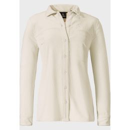Sch&ouml;ffel Outdoorbluse SCH&Ouml;FFEL "Urban Blouse Style Lodos WMS", Gr. 42, beige (9040, natur), Oberstoff: 98% Polyester, 2% Elasthan, bequem, V-Ausschnitt, Blusen