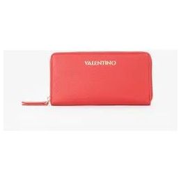 Geldb&ouml;rse Valentino BAGS "BRIXTON", Damen, rot, Lederimitat, Kleinlederwaren, Damen, Geldbeutel, Portemonnaie mit umlaufendem Rei&szlig;verschluss