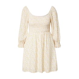 Hollister Kleid 'EMEA' Damen Gr&ouml;&szlig;e 34 goldgelb / pastellgelb / grau / pastellorange Winterkleid