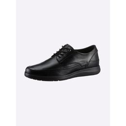 Schn&uuml;rschuh CLASSIC, Herren, Gr. 40, schwarz, Glattleder, Leder, Basic, Schuhe Schn&uuml;rschuh