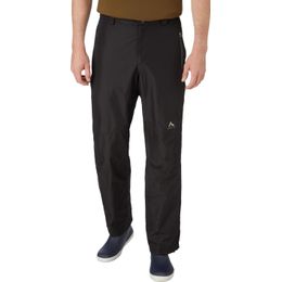 Regen- und Matschhose McKINLEY "Regenhose Carlow II ux", Herren, Gr. L, N-Gr, schwarz, Obermaterial: 100% Polyester, Hosen