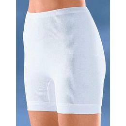Lange Unterhose Speidel, Damen, Gr. 50, 5 Stk., wei&szlig;, 100% Baumwolle, Unterhosen Lange Unterhose