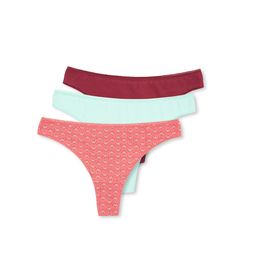 Dagi String Damen Gr&ouml;&szlig;e XL pastellblau / braun / pink / wei&szlig;