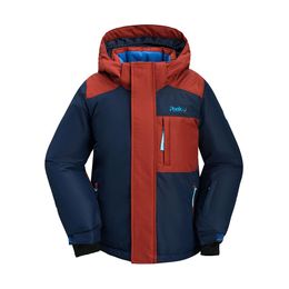 Peek U Ski-/ Snowboardjacke "Cyrus" in Dunkelblau/ Rot - 55% | Gr&ouml;&szlig;e 110 | Kinder-outdoor-jacken